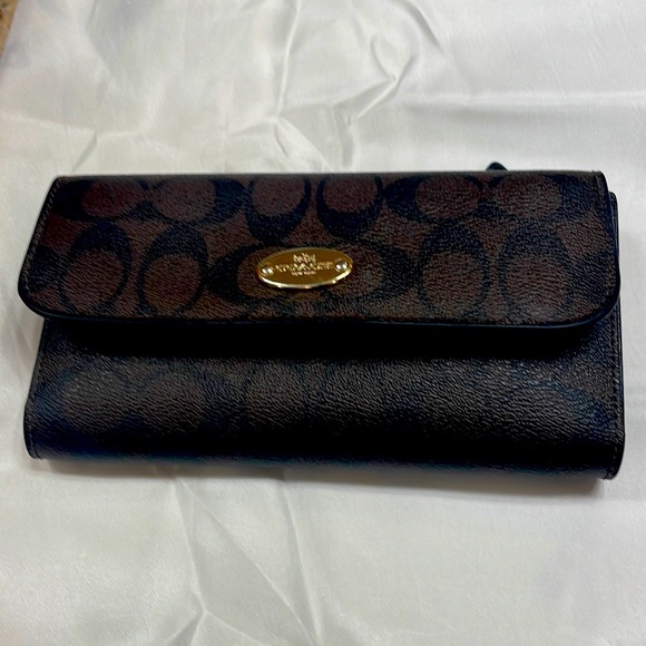 Coach | Bags | Coach Wallet With Checkbook Insert | Poshmark